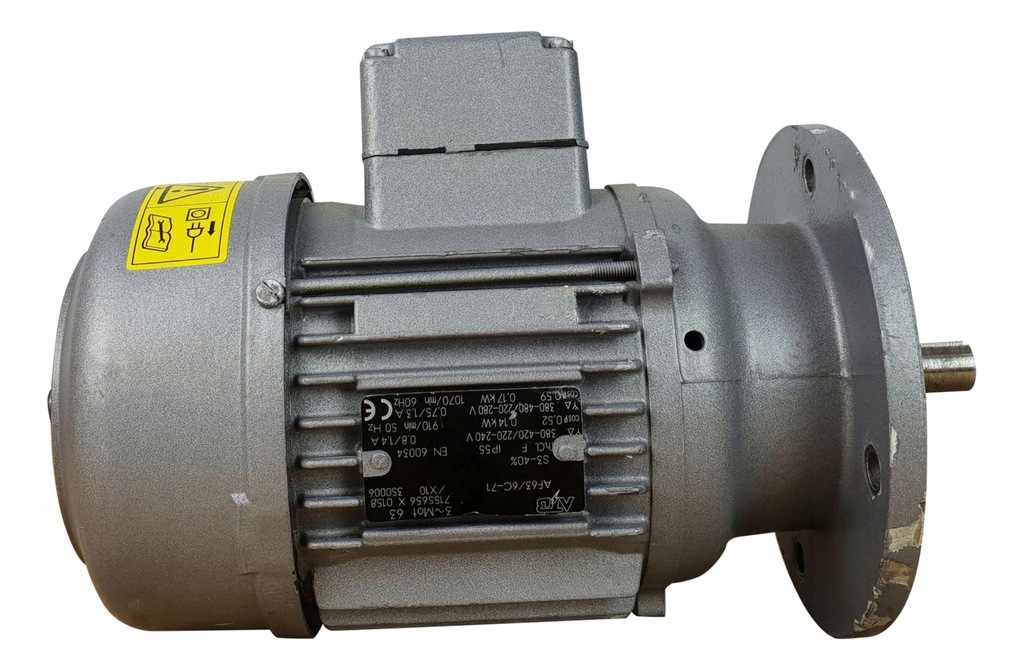 SILNIK ELEKTRYCZNY ATB 0,14KW 910obr oś14 400V F-V - 7565471581 - oficjalne archiwum Allegro
