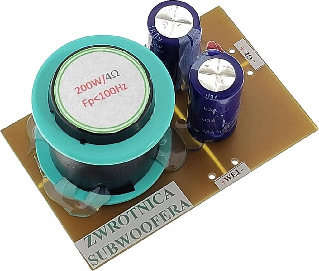 Zwrotnica głośnikowa subwoofera 200W / 4ohm - 13492999951 - oficjalne archiwum Allegro