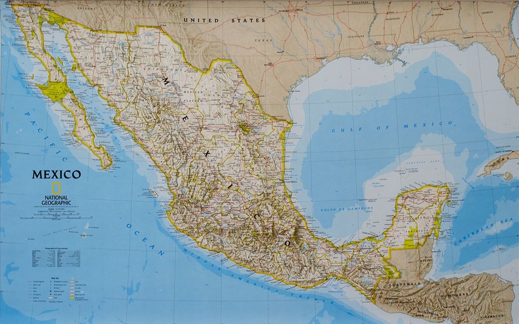 MEKSYK MAPA ŚCIENNA POLITYCZNA ARKUSZ LAM NATGEO - 13001437930 ...