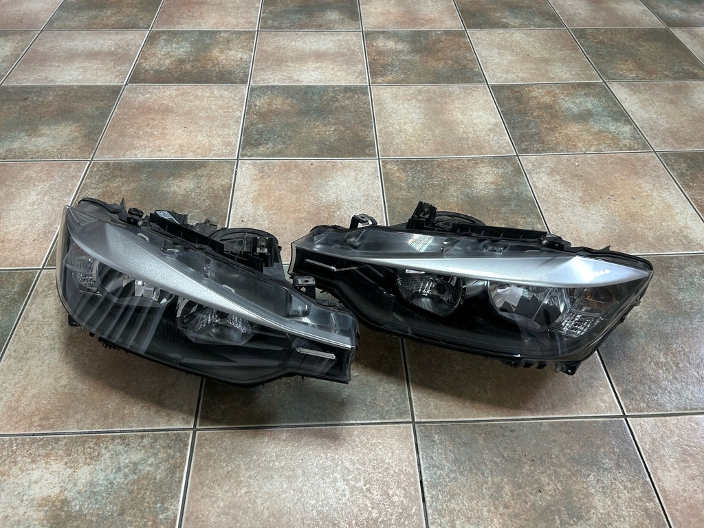 Lampy przednie BMW F30 F31 oryginał / z żarówkami - 13390522697 ...