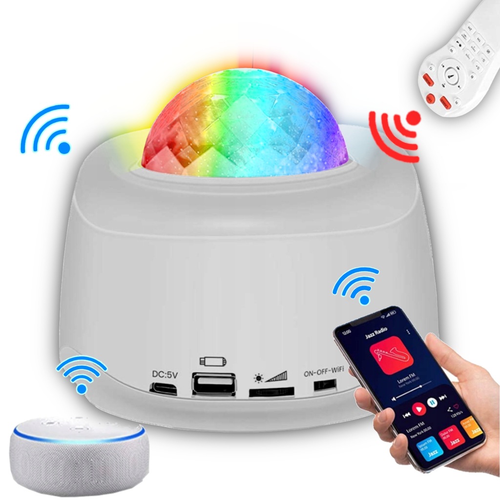 Smart Projektor Gwiazd Google Alexa Tuya WiFi APP - 12927035463 ...