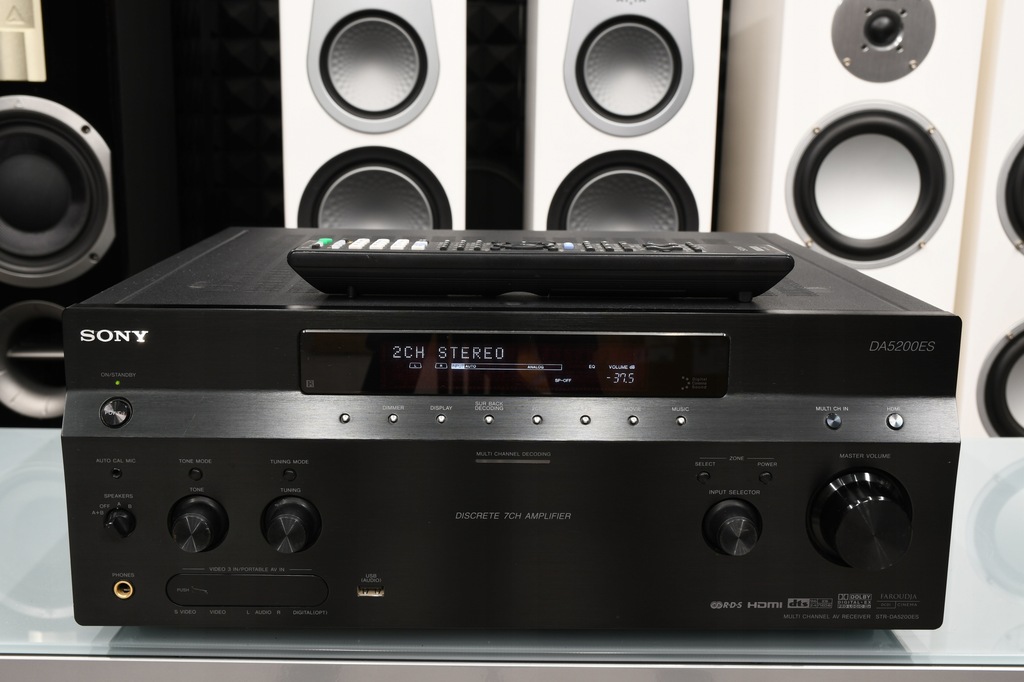 amplituner wzmacniacz do kina domowego 5.1 7.1 stereo Sony STR-DA5200ES - 17236460254 ...