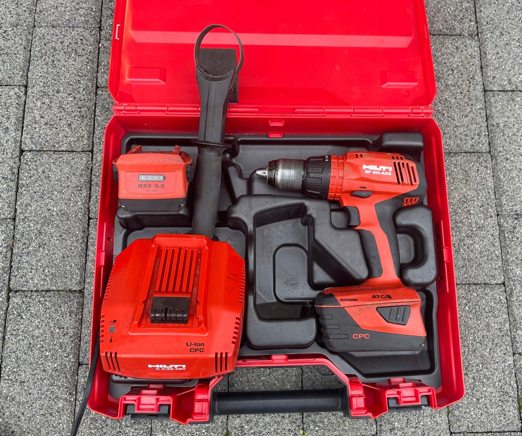 Wiertarko-wkrętarka akumulatorowa Hilti SF 6H-A22 - 12732977878 - oficjalne archiwum Allegro