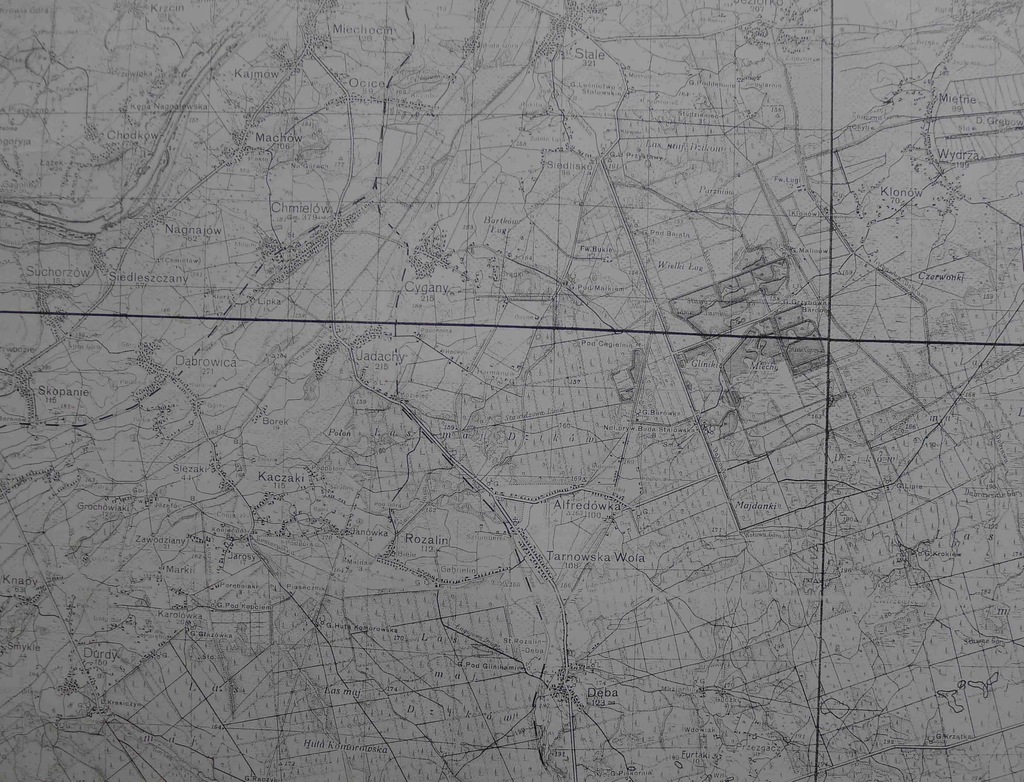 Mapa sztabowa Sandomierz Anschlus Grosblatt nr 375 - 14458683938 ...