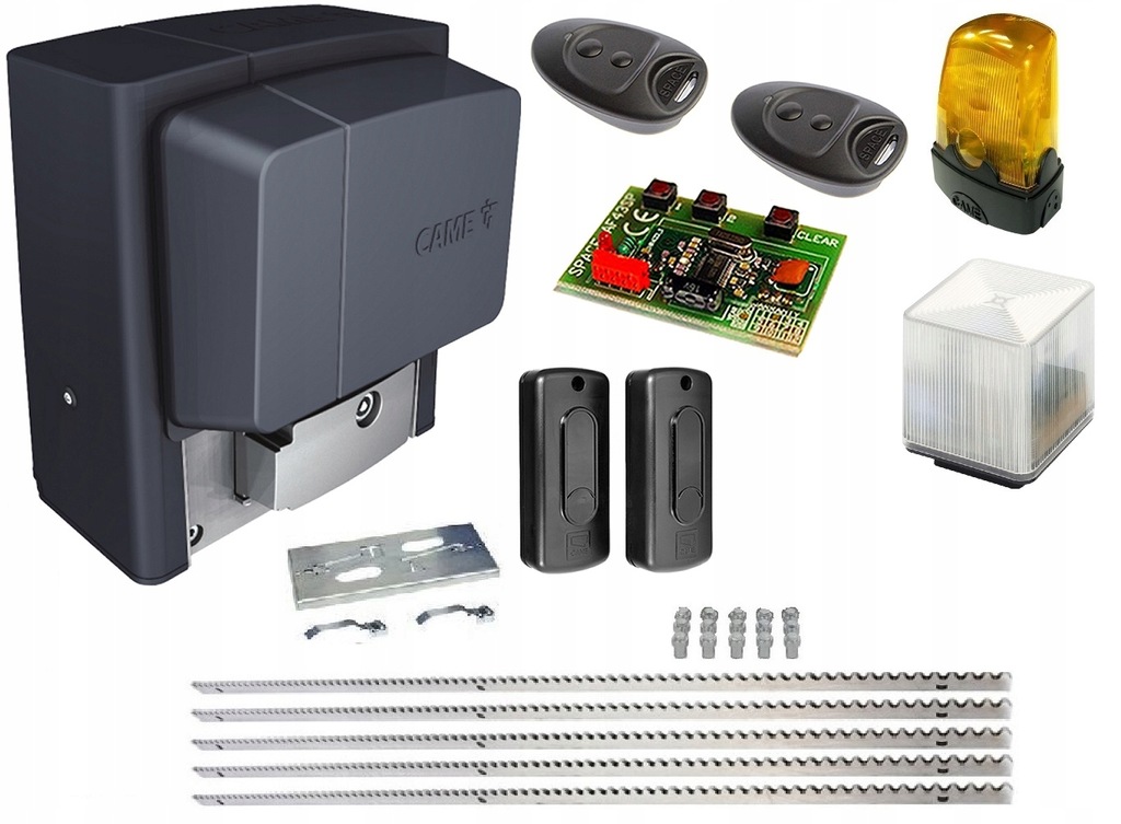 NAPĘD BRAMY PRZESUWNEJ 800kg CAME BX STRONG FULL - 8793621525 - oficjalne archiwum Allegro