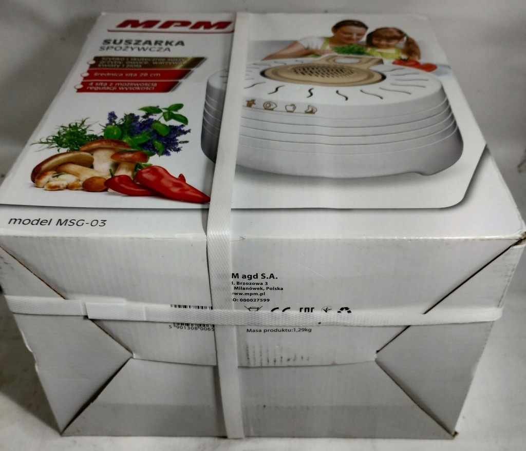 Suszarka spożywcza MPM MSG-03 250 W - 12616455777 - oficjalne archiwum Allegro