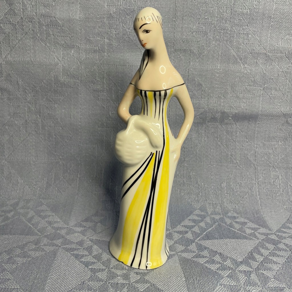 Ćmielów porcelanowa figurka Grzybiarka z koszem - 12872199241 ... Ćmielów porcelanowa figurka Grzybiarka z koszem - 12872199241 ...