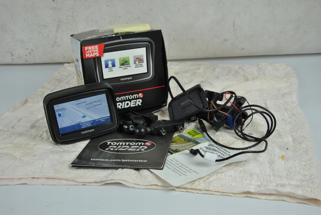 Nawigacja Motocyklowa TomTom Rider Urban 4GD00 - 12845948122 ...