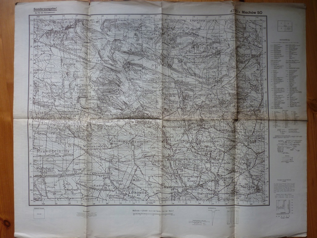 STARE MAPY TOPOGRAFICZNE POLSKA - 8296086106 - oficjalne archiwum Allegro