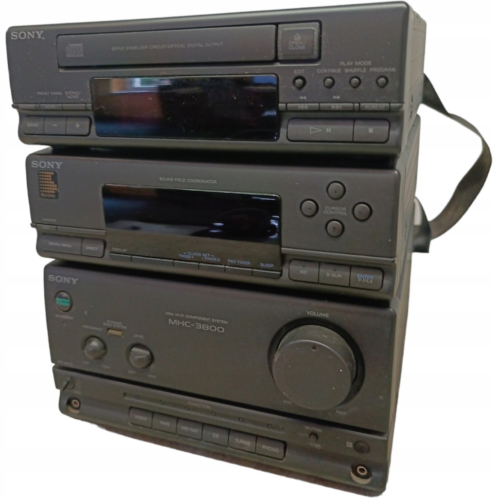 Wieża Sony MHC 3800. Aukcja BCM - 14419615369 - oficjalne archiwum Allegro