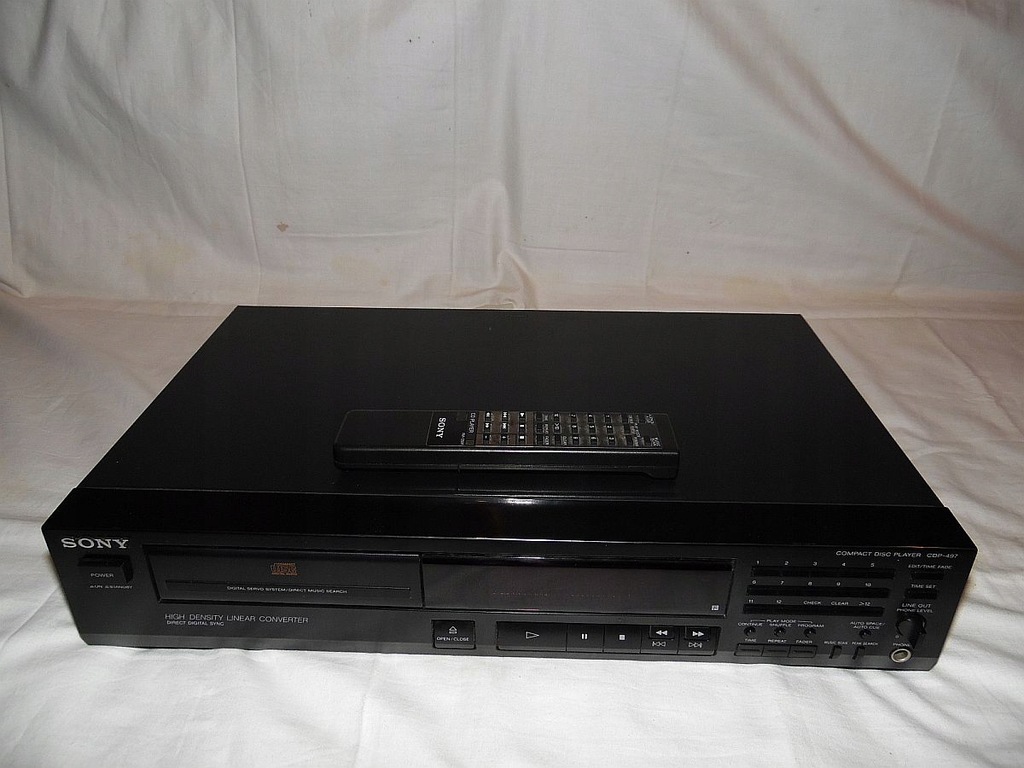 Купить Компактный проигрыватель компакт-дисков Sony CDP-497 с ...