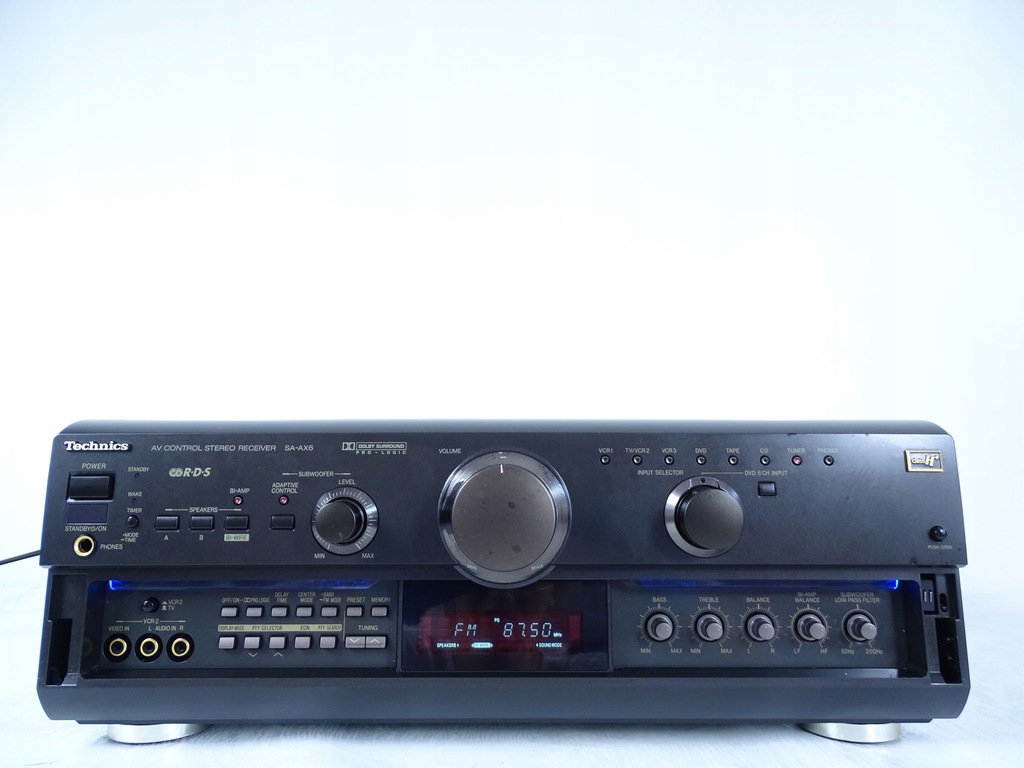 AMPLITUNER TECHNICS SA-AX6 AV CONTROL STEREO 5.1 - 11455913073 - oficjalne archiwum Allegro
