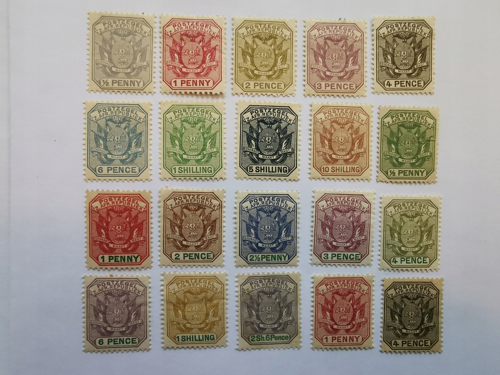 POSTZEGEL Z.AFR.REPUBLIEK - EENDRAGT MAAKT MAGT - DUŻY ZESTAW /984 ...