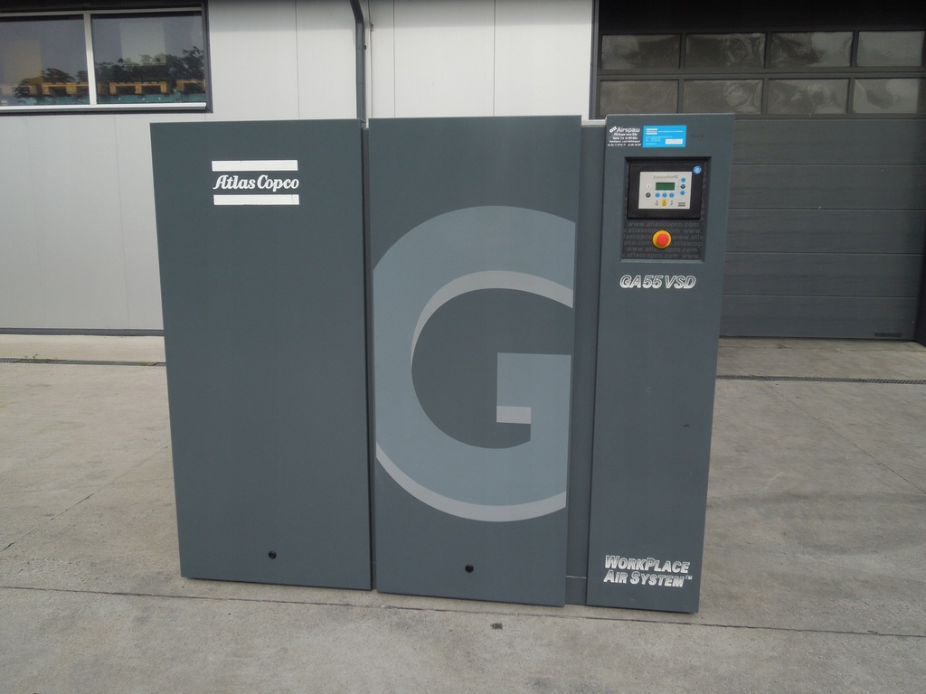 SPRĘŻARKA ŚRUBOWA ATLAS COPCO GA55VSD 55Kw - 12657127873 - oficjalne ...