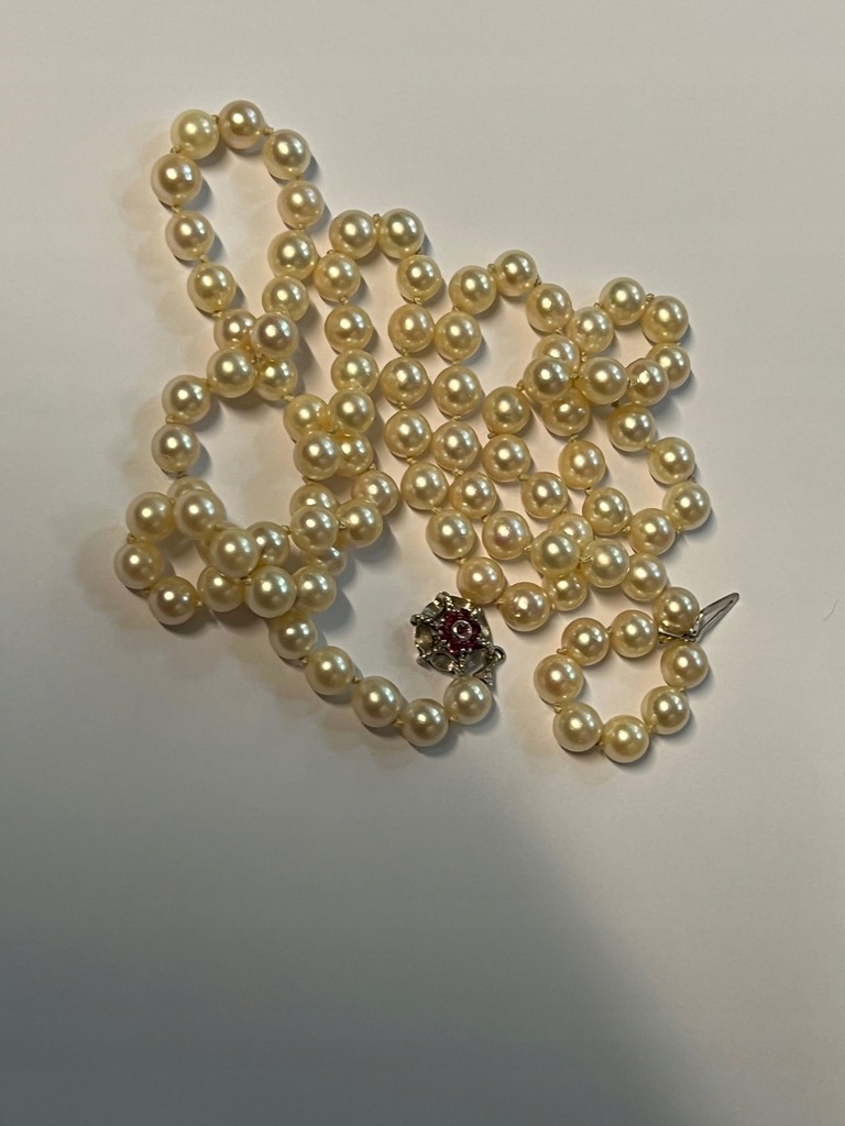 Naszyjnik perly Akoya - 14484700765 - oficjalne archiwum Allegro