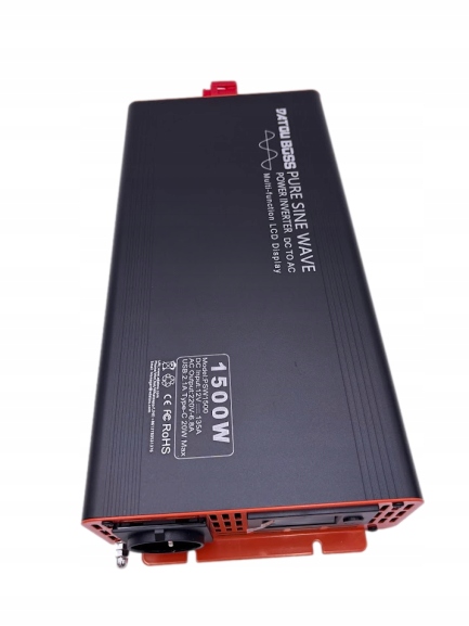 DATOUBOSS Przetwornica 12V 220V 1500W - 17289970629 - oficjalne archiwum Allegro