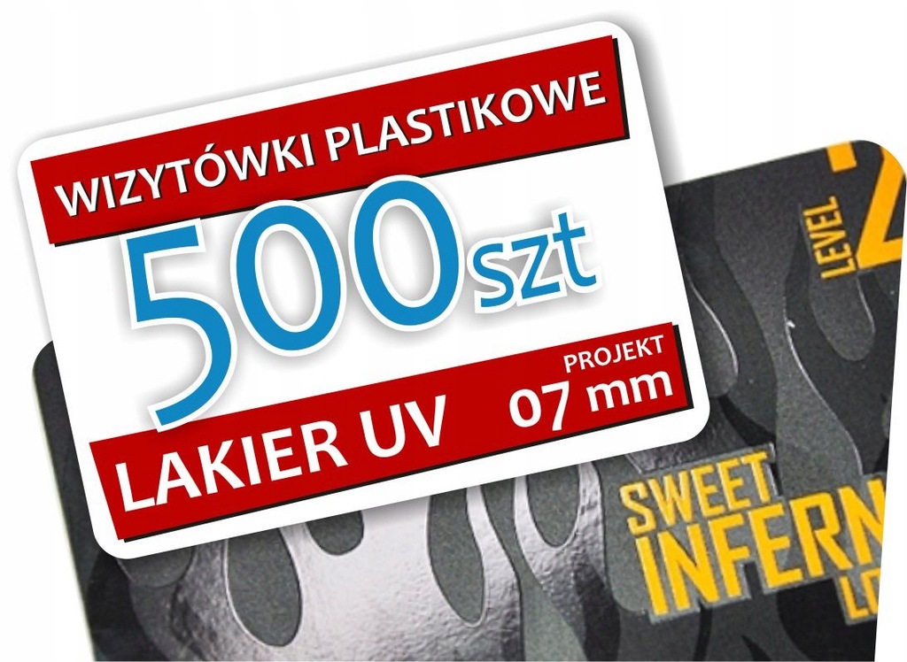 Wizytówki Plastikowe Lakier UV 07 mm 500 szt Karty - 6895914557 ... Wizytówki Plastikowe Lakier UV 07 mm 500 szt Karty - 6895914557 ...