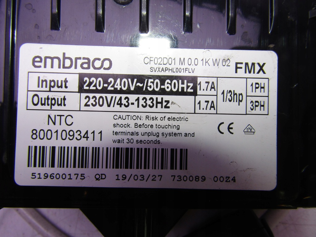Sprężarka agregat lodówki EMBRACO FMXY9C - 8629258852 - oficjalne ...