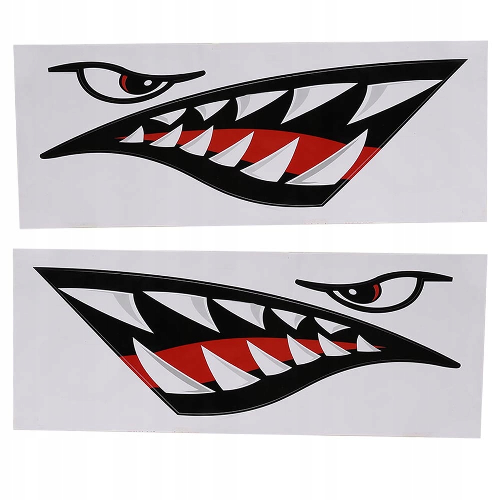 Naklejki na zęby rekina DIY naklejka na łódź - 11970358872 - oficjalne ...