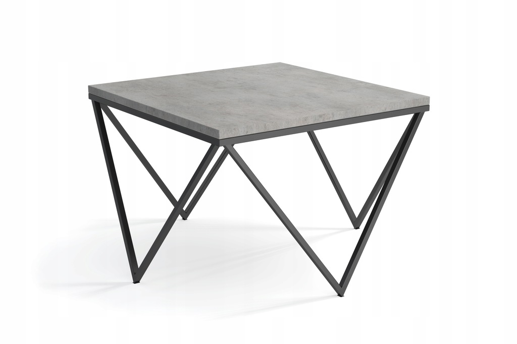 Stolik kawowy CORNER ława 60x60 czarny beton - 10573193101 - oficjalne ...