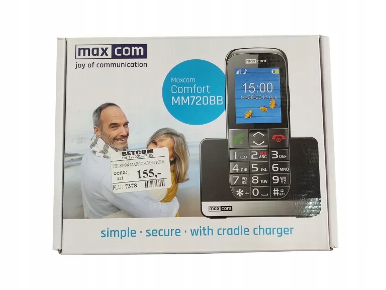JAK NOWY!!! TELEFON MAXCOM MM720BB - 12409267420 - oficjalne archiwum Allegro