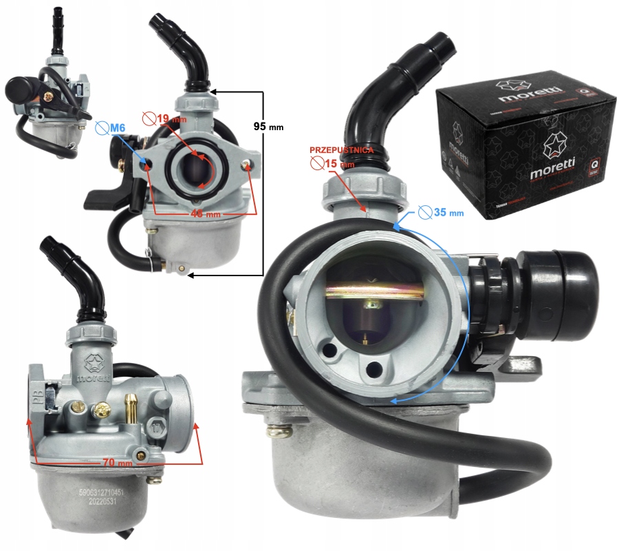 Gaźnik Quad Atv 125 Apollo Kxd Barton Varia Xtr M - 13736446868 ...