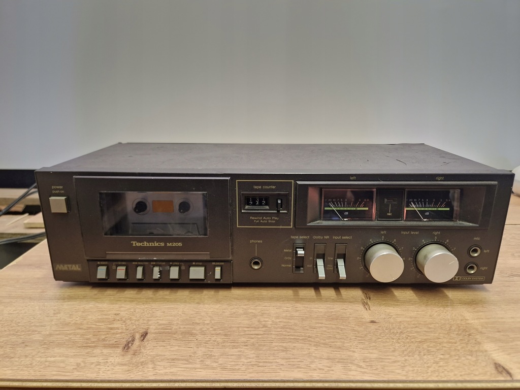 Magnetofon kasetowy Technics MAGNETOFON TECHNICS RS-M205 czarny ...