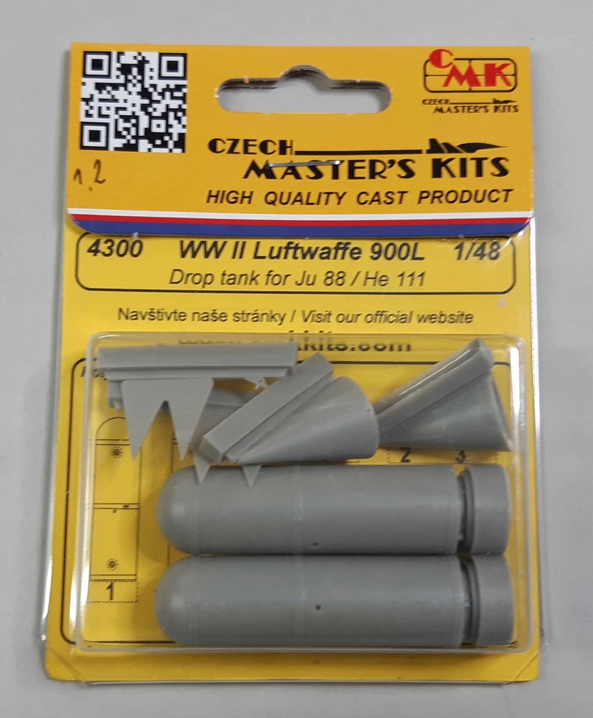 WWII Luftwaffe 900L Drop Tank CMK4300 1/48 - 14570255453 - oficjalne ...