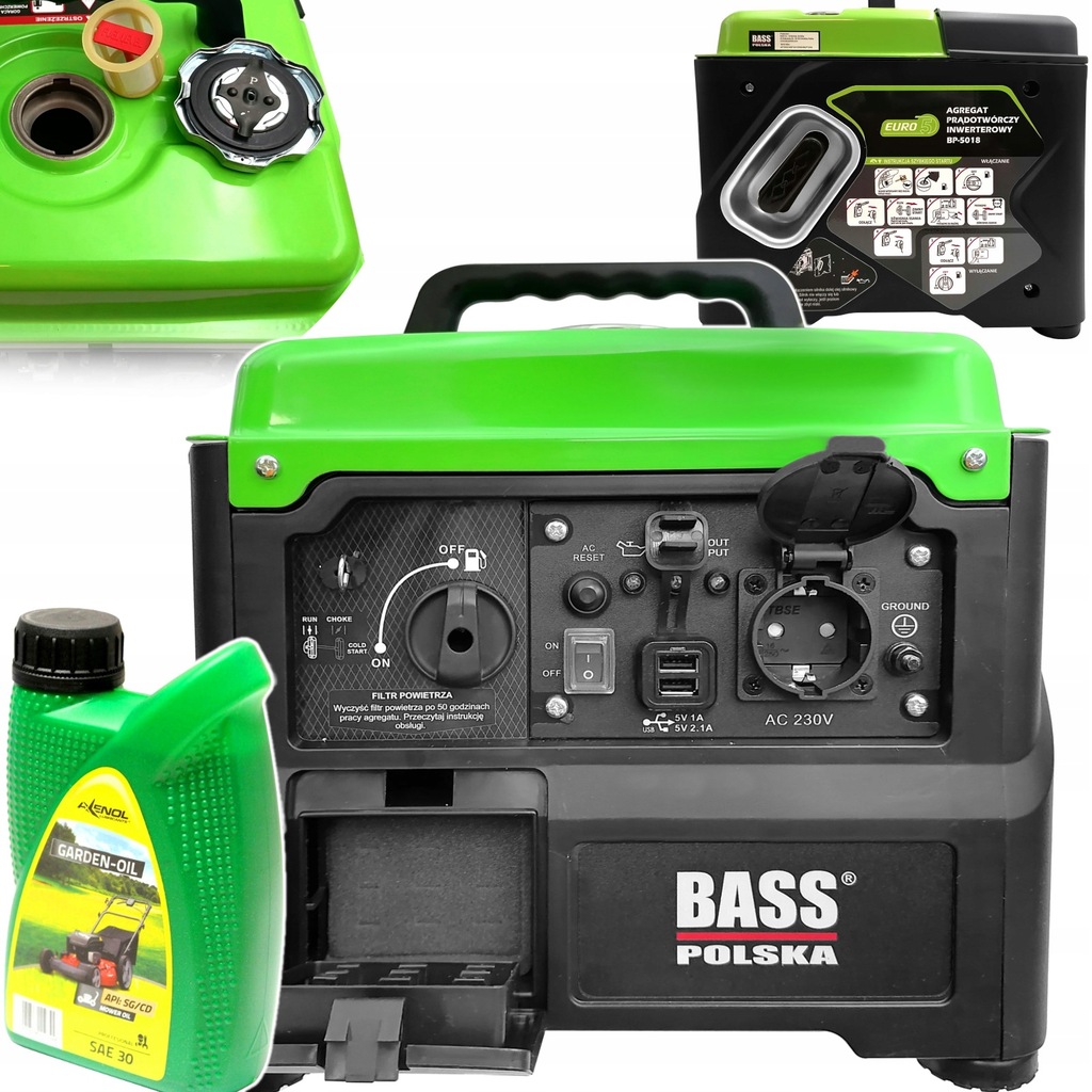 AGREGAT PRĄDOTWÓRCZY INWERTOROWY GENERATOR 1200W - 12616091071 - oficjalne archiwum Allegro