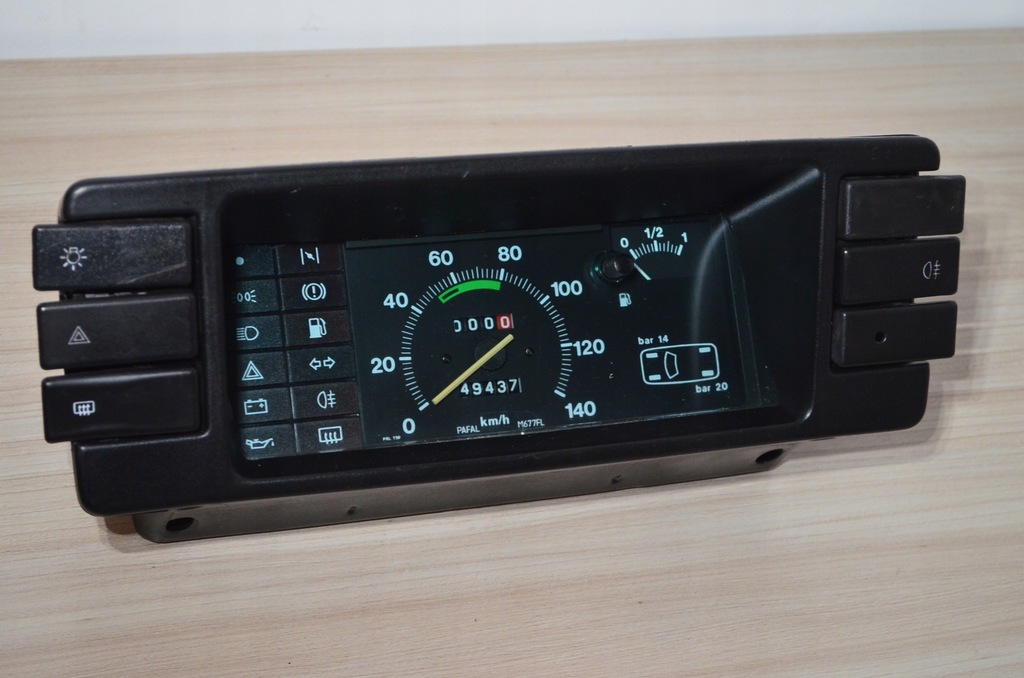 Licznik Fiat 126p FL z przełącznikami maluch - 12936239455 - oficjalne ...