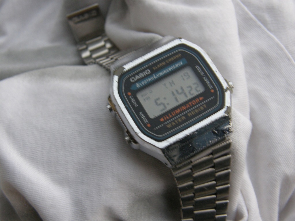 CASIO A-168 ILUMINATOR ZABYTKOWY SPORTOWY ZEGAREK - 9900657522 ...