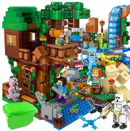LEGO KLOCKI MINECRAFT DLA DZIECI ZABAWKI *ZESTAW* - 12398368242 ...
