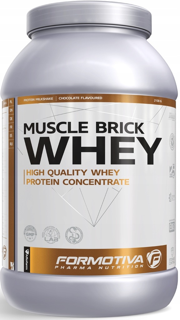 FORMOTIVA WHEY MUSCLE 1KG BIAŁKO WPC TRUSKAWKA - 8089490208 - oficjalne archiwum Allegro