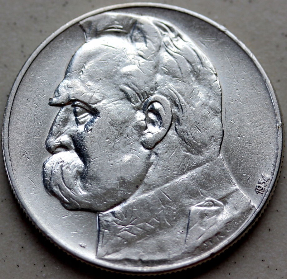 10 złotych 1934 Józef Piłsudski strzelecki - 12532261449 - oficjalne archiwum Allegro