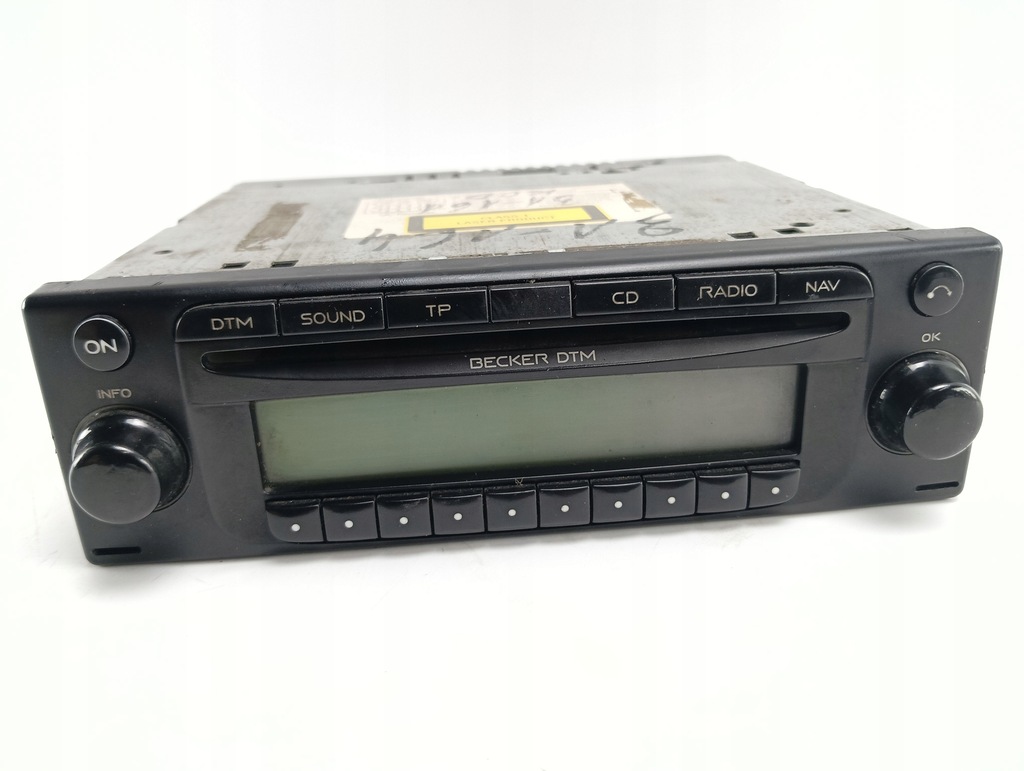 RADIO CD NAWIGACJA BECKER DTM BE 7802 + KOD - 14322744944 - oficjalne ...