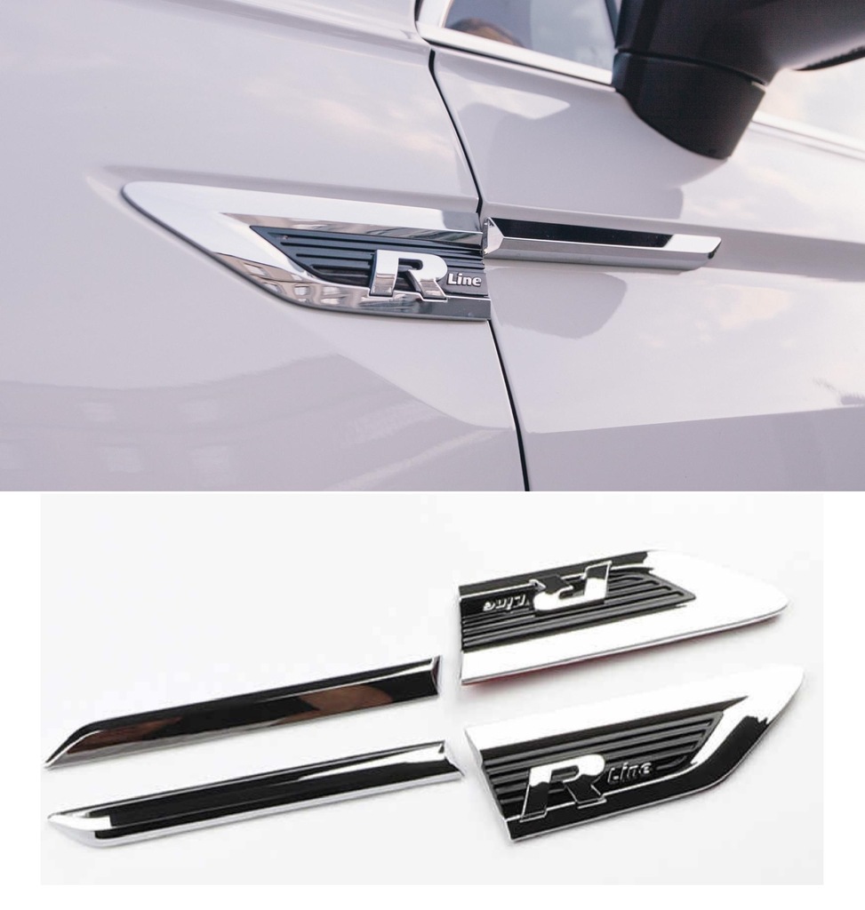 VW R LINE RLINE EMBLEMAT LOGO ZNAK TIGUAN MK II - 16554276032 ...