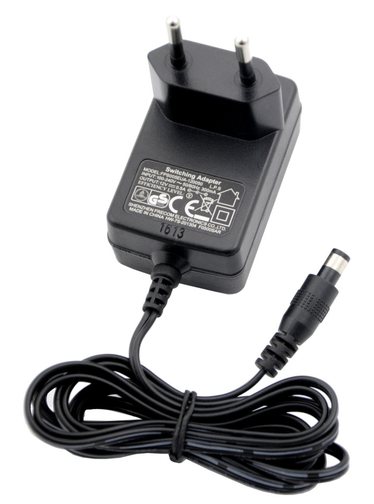 Zasilacz impulsowy 12V 500mA 0.5A 6W do LED F.VAT - 6795571567 - oficjalne archiwum Allegro