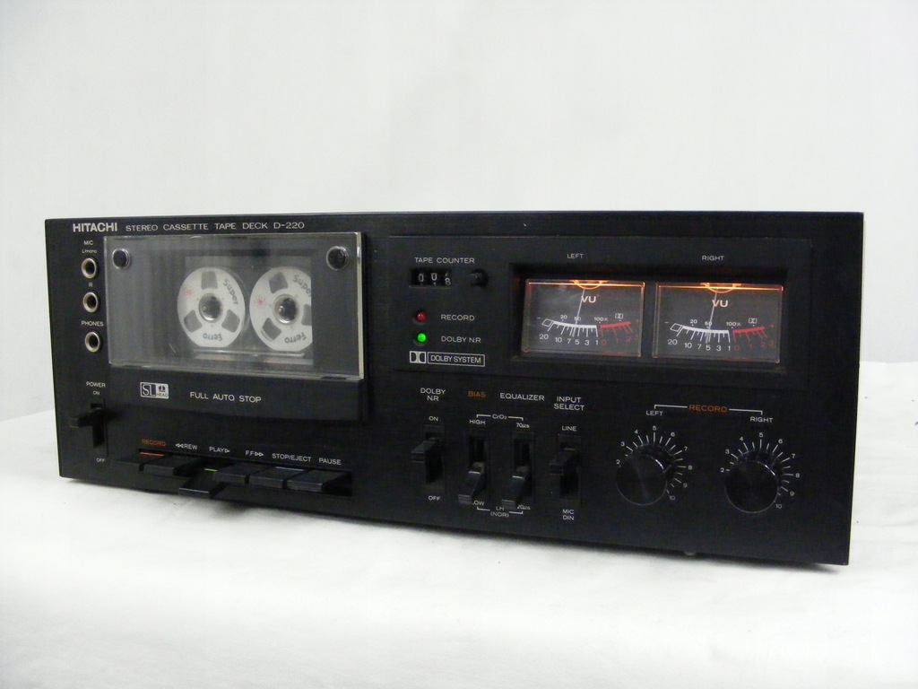 Deck HITACHI D-220 (2 head) - 14541190237 - oficjalne archiwum Allegro