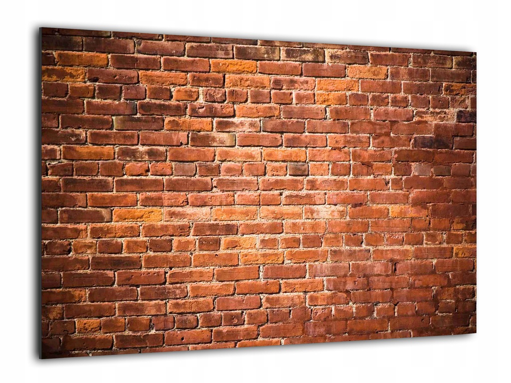 Tablica Szklana magnetyczna obraz CEGŁA MUR 90x60 - 10642958590 ...