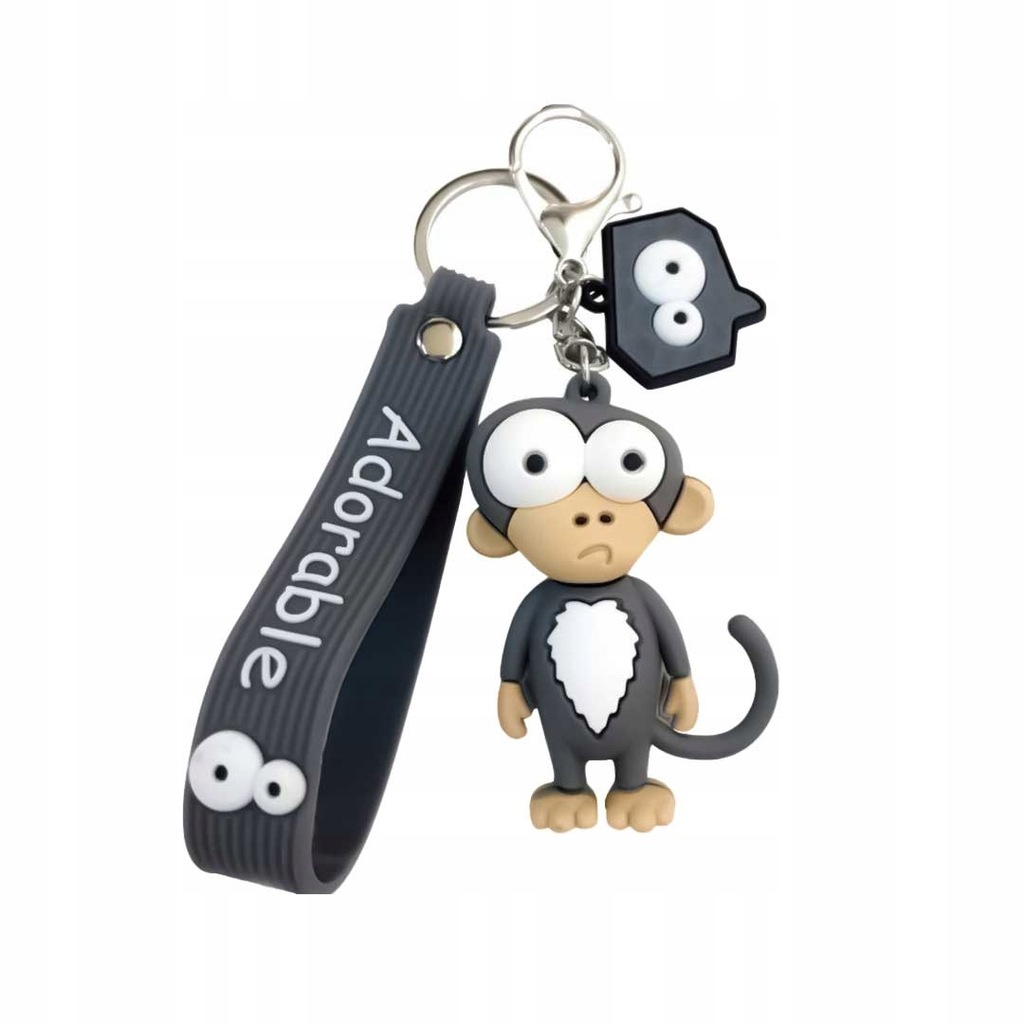Brelok Breloczek do kluczy torby na prezent Małpka - 12818016719 ...