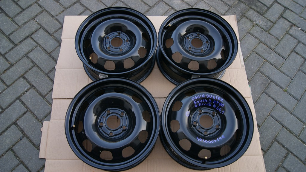 FELGI STALOWE DACIA DUSTER 5X114,3X16 ET 50 - 12849655033 - oficjalne ...