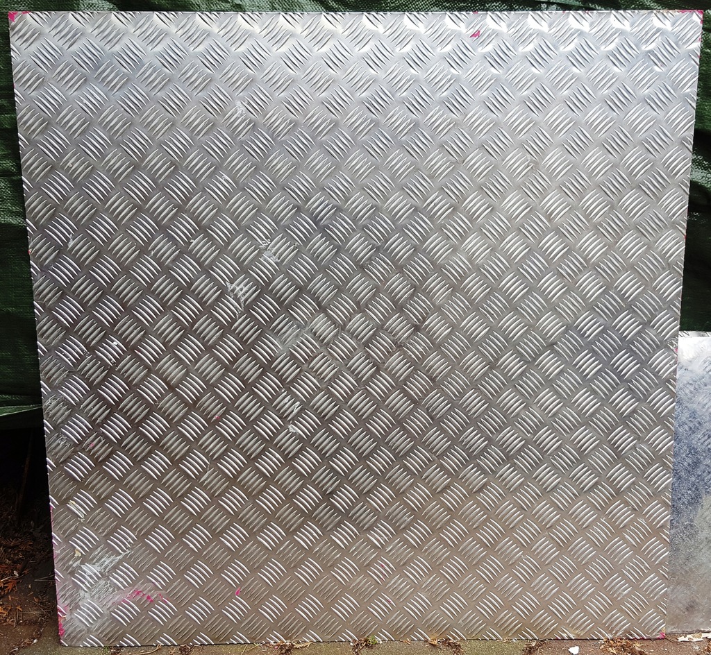 blacha aluminiowa ryflowana 2 mm 1000x1000x2 - 9209086171 - oficjalne archiwum Allegro