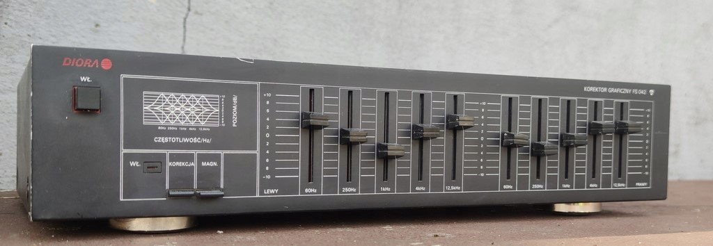Unitra Diora FS 042 Korektor graficzny equalizer - 14213637818 ...