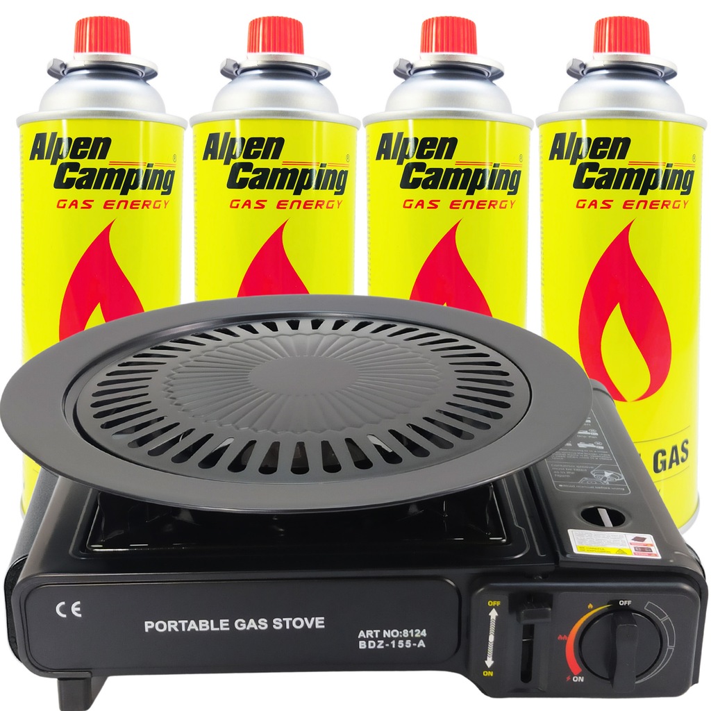 Kuchenka Turystyczna Gazowa Polowa Grill Gaz 4szt - 13950179406 ...