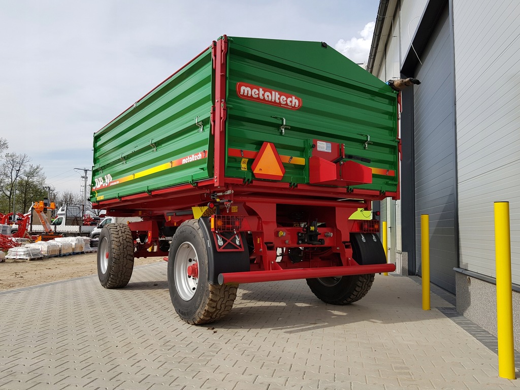 NOWA PRZYCZEPA ROLNICZA METAL-TECH 10T DB10 RATY - 9211041377 - oficjalne archiwum Allegro