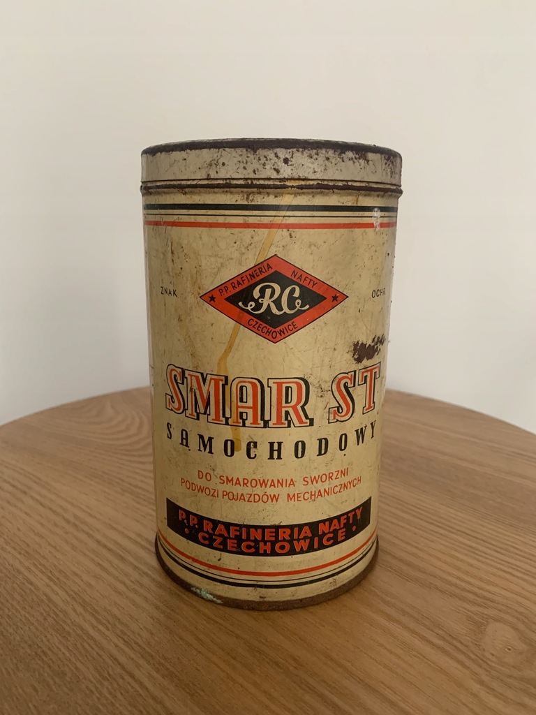 PUSZKA CZECHOWICE SMAR ST SAMOCHODOWY PRL - 11949117361 - oficjalne ...