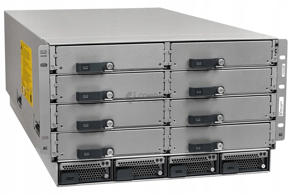 CISCO UCS 5108 BLADE CHASSIS UCSB-5108-AC2-CH - 10467449490 - oficjalne ...