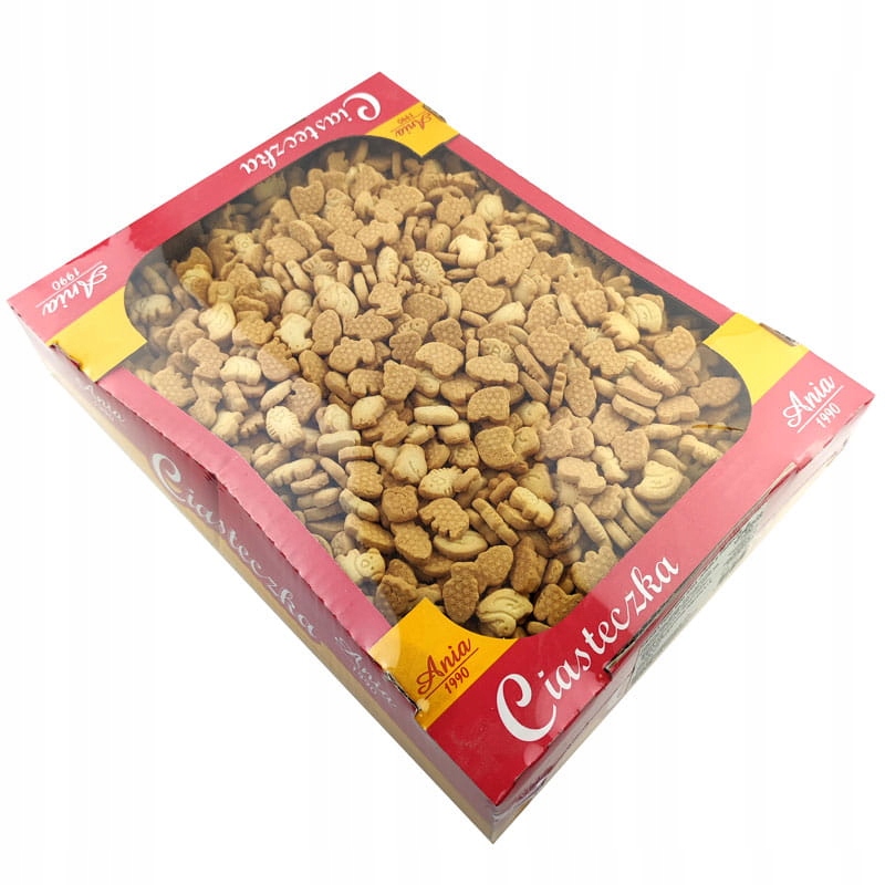 Herbatniki szkolne ANIA MINI ZOO bez cukru 2,5 kg - 13208750627 ...