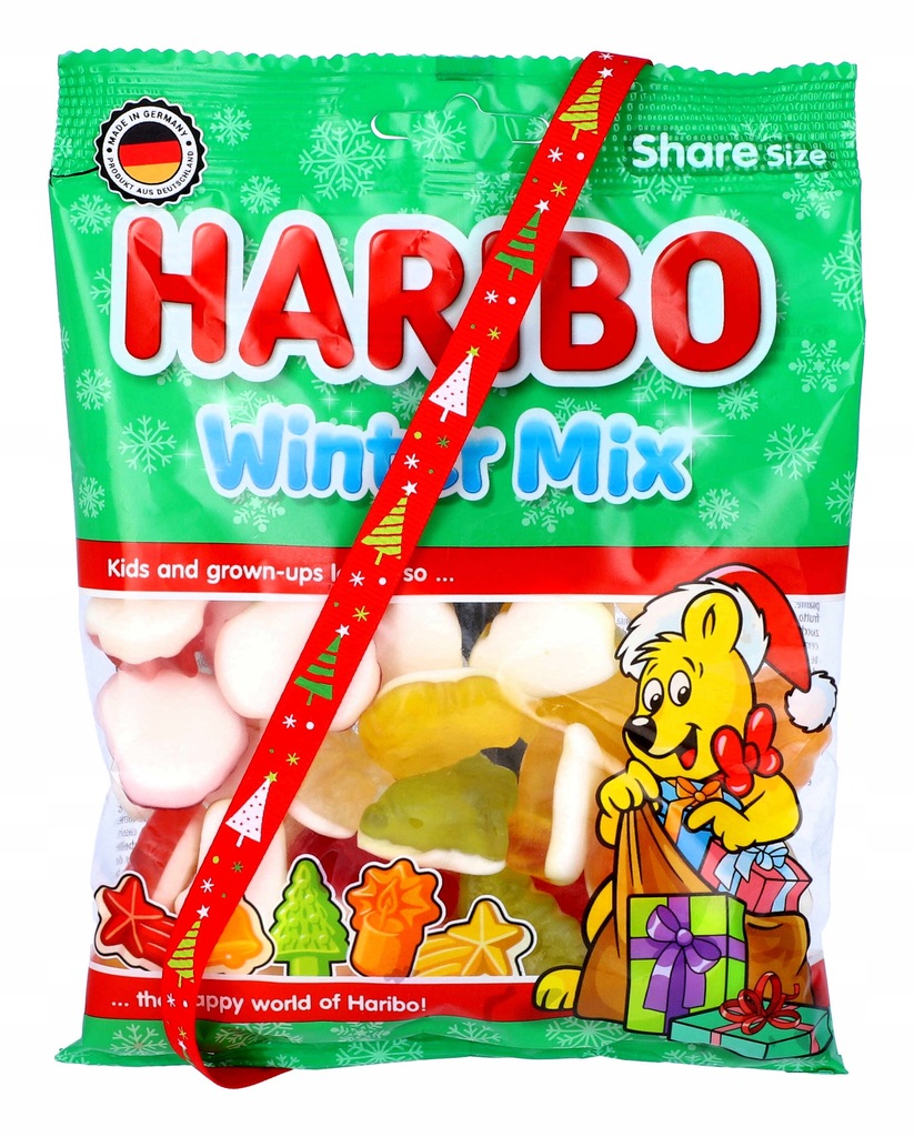 Żelki Pianki Owocowe HARIBO Winter MIX 175g NL - 12759351367 ...