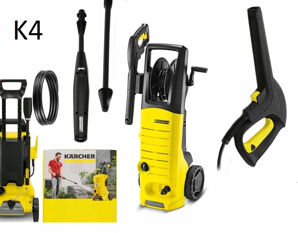 MYJKA CIŚNIENIOWA K4 KARCHER 130 BAR 1800 W - 12148788620 - oficjalne archiwum Allegro